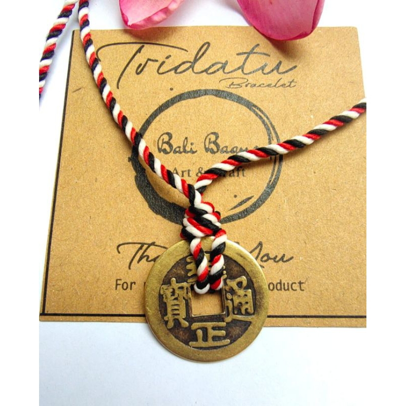 Jual Kalung Tridatu Khas Bali Koin Cina keberuntungan fengshui | Shopee ...