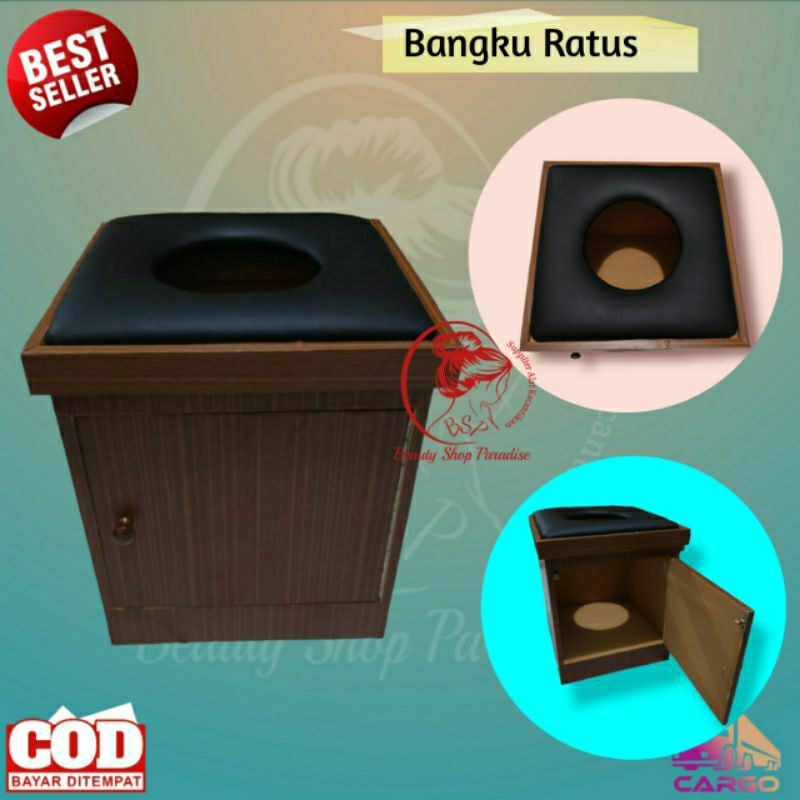 Jual Bangku Ratus Kursi Ratus Tempat Duduk Kayu Spa v | Shopee Indonesia