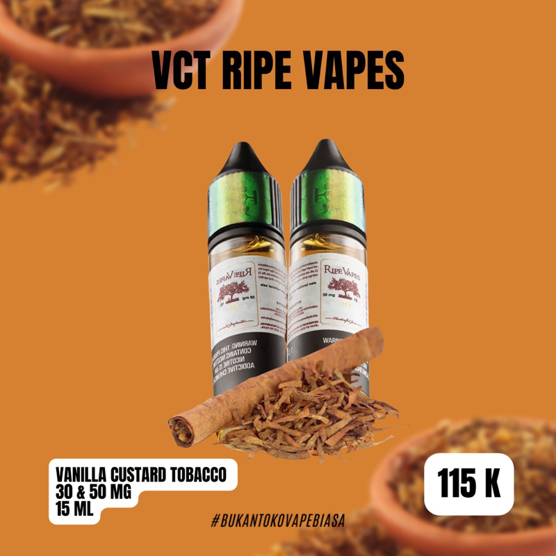 Jual VCT Ripe Vapes - Vanilla Custard Tobacco 15ml | Shopee Indonesia