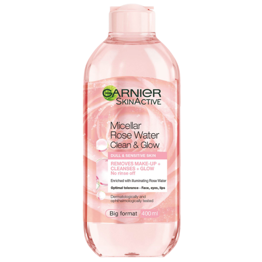 Jual Garnier Micellar Rose Water Clean & Glow Skin Care - 400 ml ...