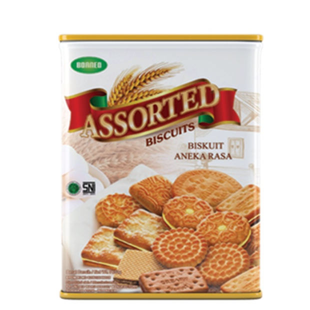 Jual BISCUIT BORNEO ASSORTED 650GR | BISKUIT KALENG | Shopee Indonesia