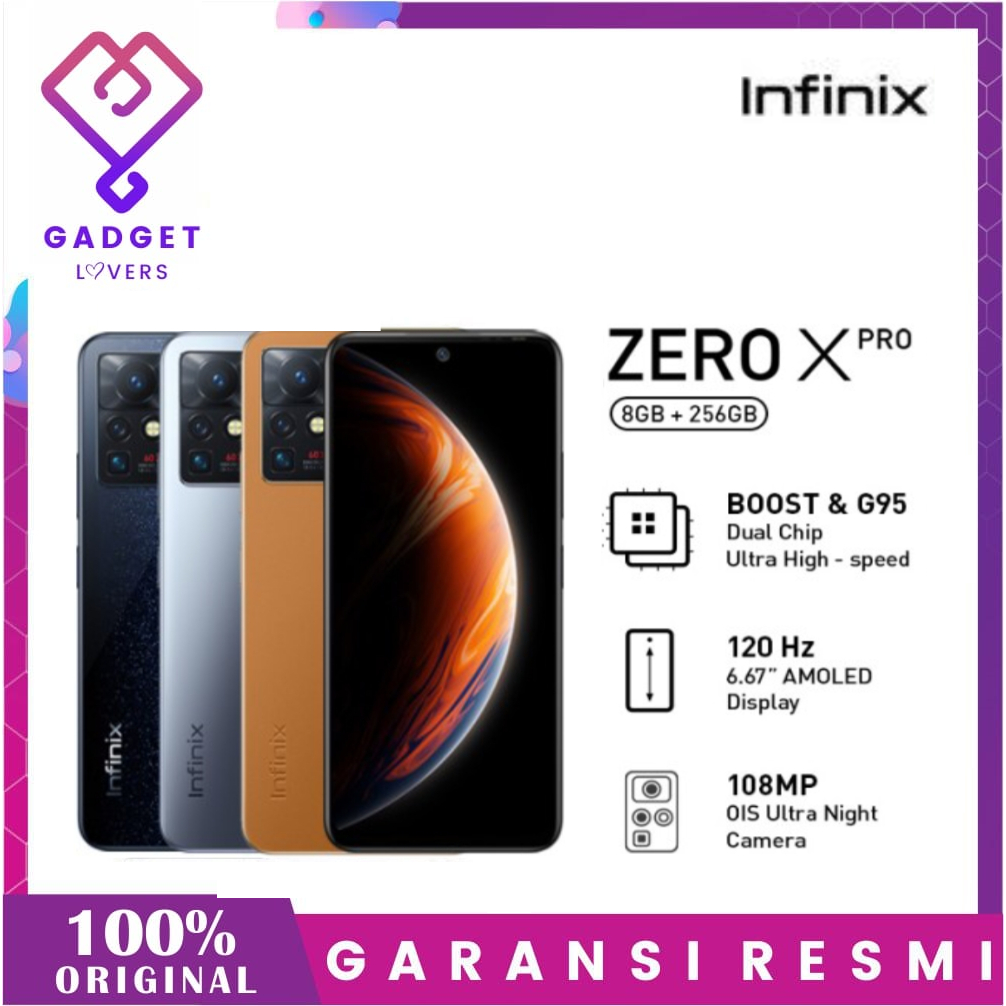 Jual Infinix Zero X Pro 8GB + 256GB Garansi Resmi Infinix Indonesia ...