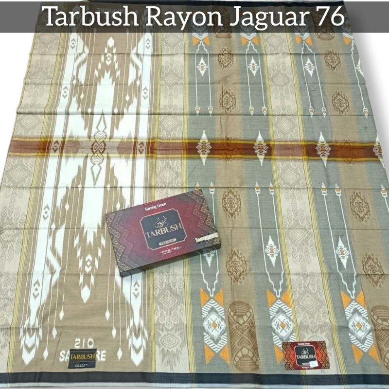Jual Sarung Tenun Laki TARBUS TARBUSH SAPPHIRE Jaguar Rayon Motif BHS ...