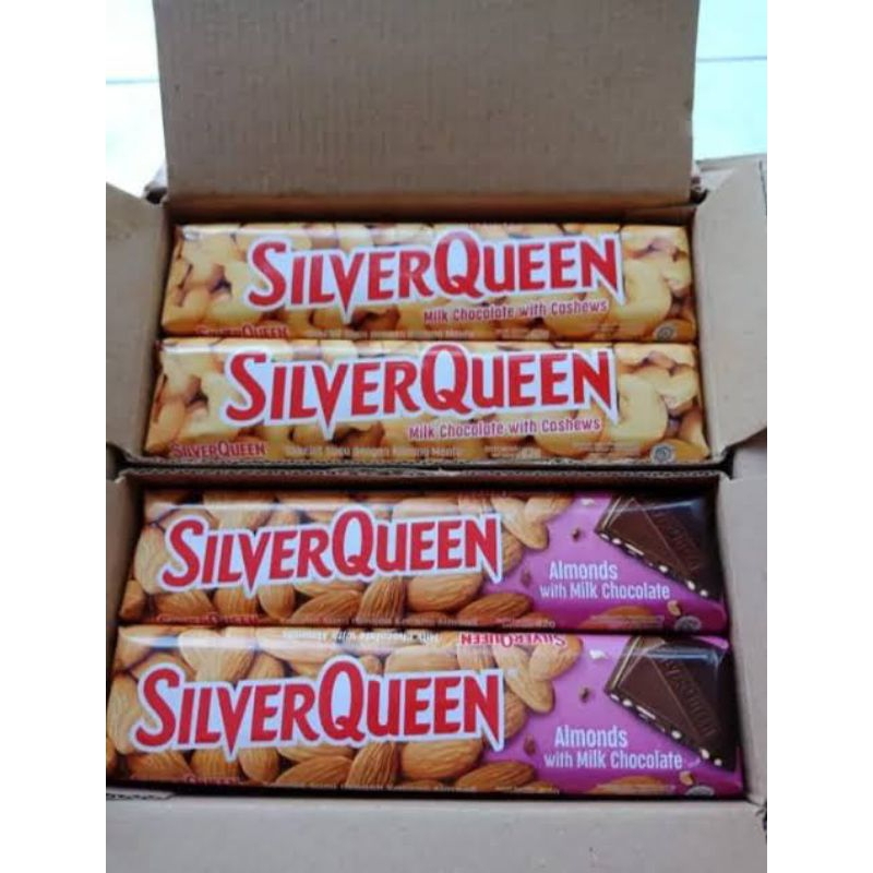 Jual Silverqueen 58gr all varian | Shopee Indonesia
