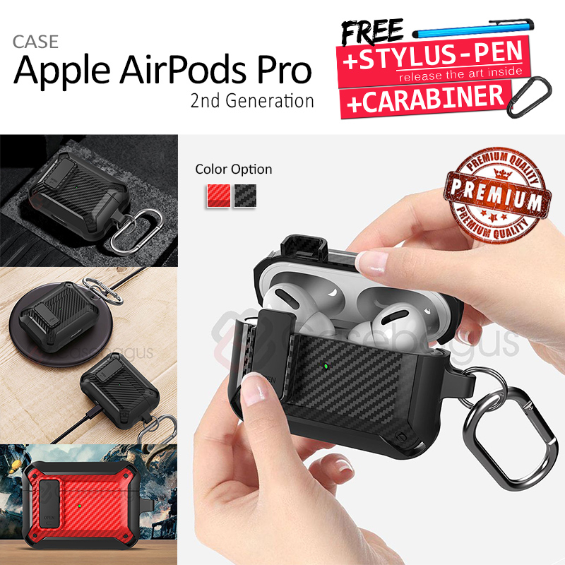 Jual Apple Airpods Pro Gen 2 - Carbon Fiber Protection Case TWS Bluetooth | Shopee Indonesia