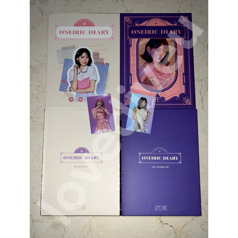 Jual album izone oneiric diary unsealed sakura cover with ar card | Shopee Indonesia