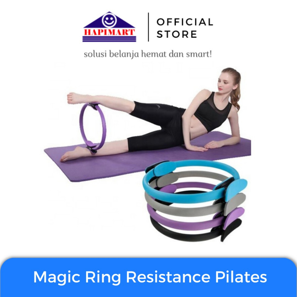 Jual Magic Ring Resistance Pilates Circle Yoga Fitness Pengencang Tubuh ...
