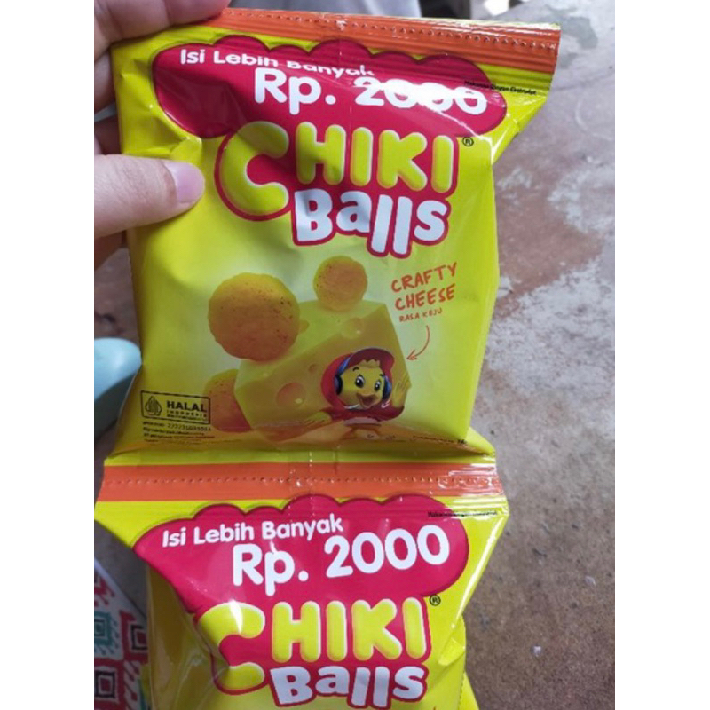 Jual Chiki Balls Keju 16gr perenceng Isi 10 Bungkus | Shopee Indonesia