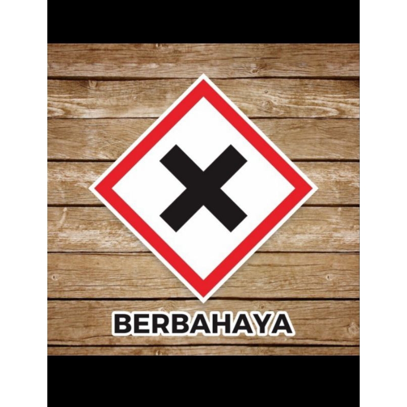 Jual SIGN STIKER BERBAHAYA STIKER SIMBOL B3 | Shopee Indonesia