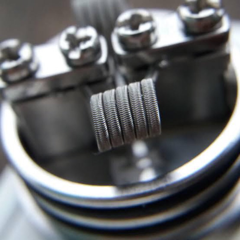 Jual V2 1psg = 2biji COIL BABY ALIEN DUAL MELETEK Ni.80 usa include pot ...