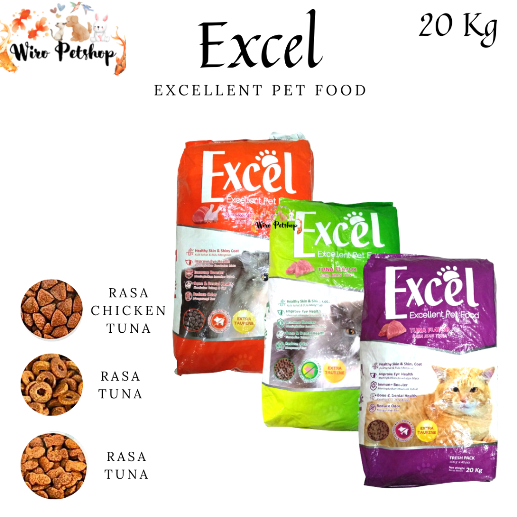 Jual KHUSUS EKSPEDISI - EXCEL ADULT CAT 20KG FRESHPACK makanan kucing ...