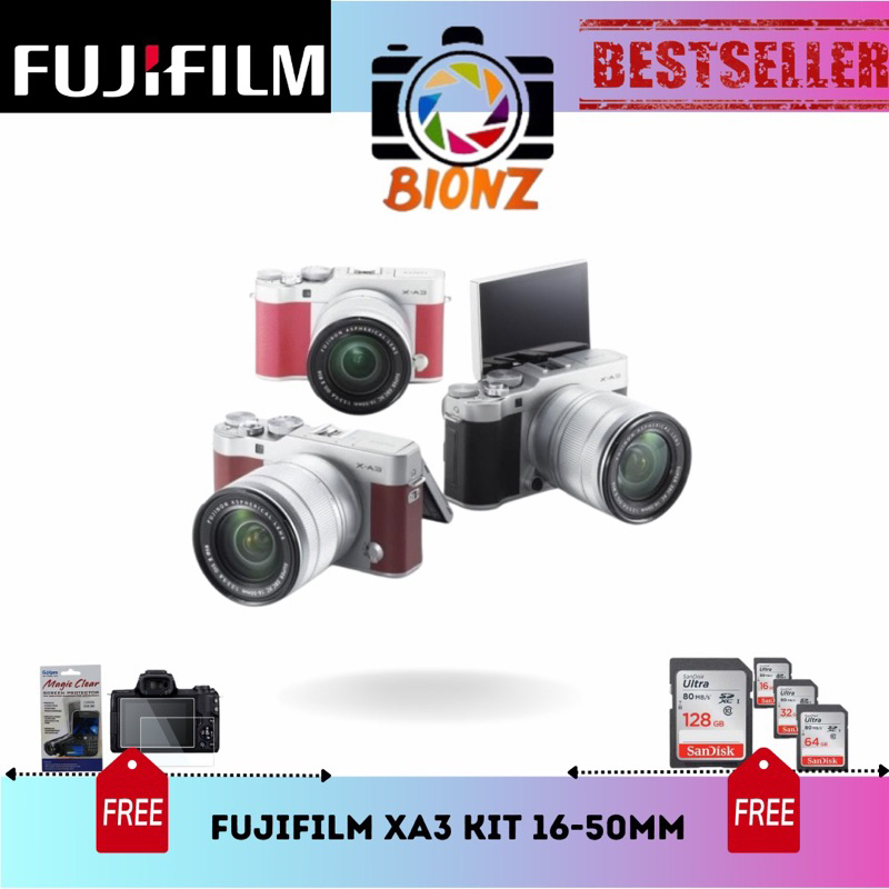 Jual FUJIFILM X-A3 KIT 16 50MM / CAMERA FUJIFILM XA3 KIT 16 50MM ...