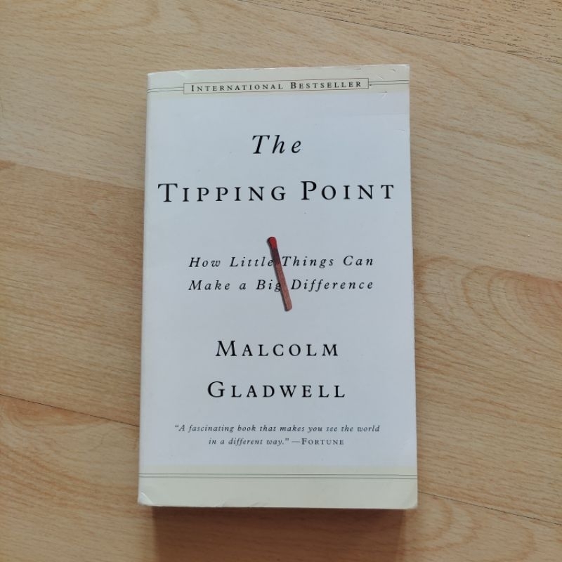 Jual buku novel the tipping point original preloved english malcolm ...
