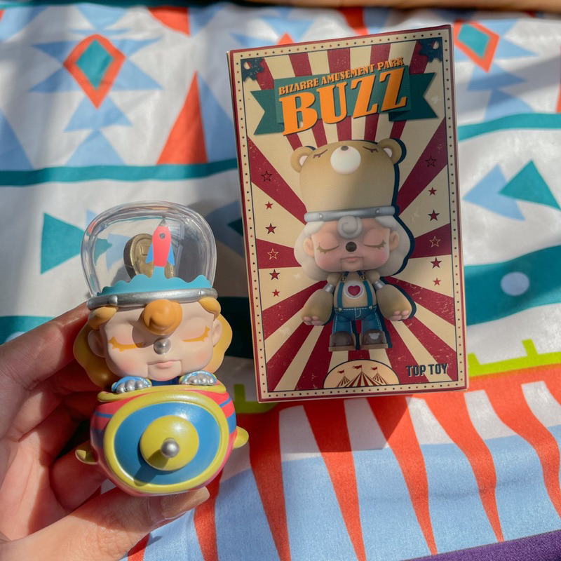 Jual top toy bizarre amusement park buzz blind box - rocket kiddie ride ...