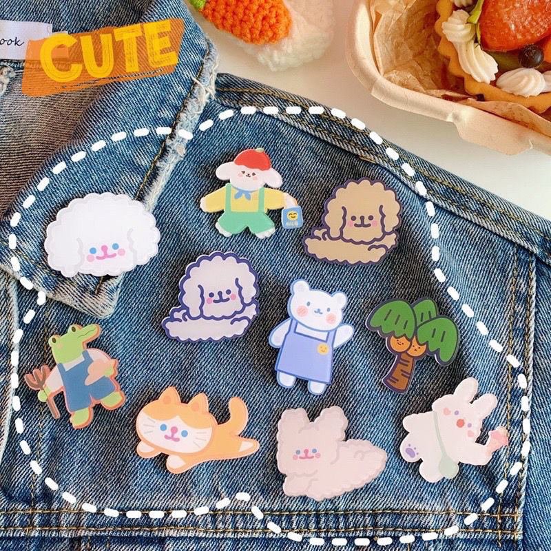 Jual bros lucu bros unik pin lucu pin unik pin cartoon bros brooch ...