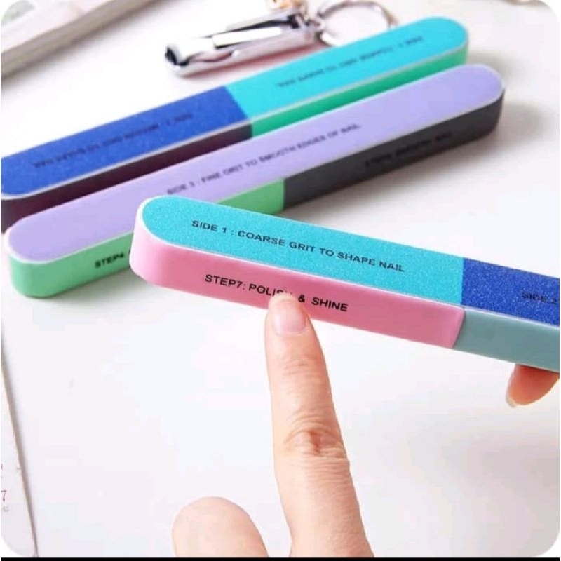 Jual Alat Amplas Kikir Kuku 7 in 1 / Pengasah Pengkilap Kuku 7in1 ...