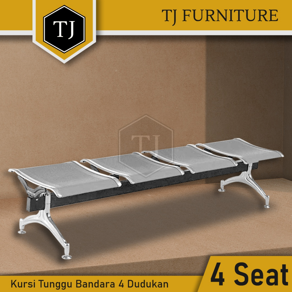 Jual Kursi Tunggu Bandara Stainless Tanpa Sandaran / Kursi Besi ...