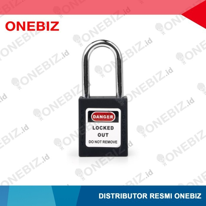 Jual LOTOTO (Lockout Tagout Tryout) Padlock Black Gembok Hitam Safety ...