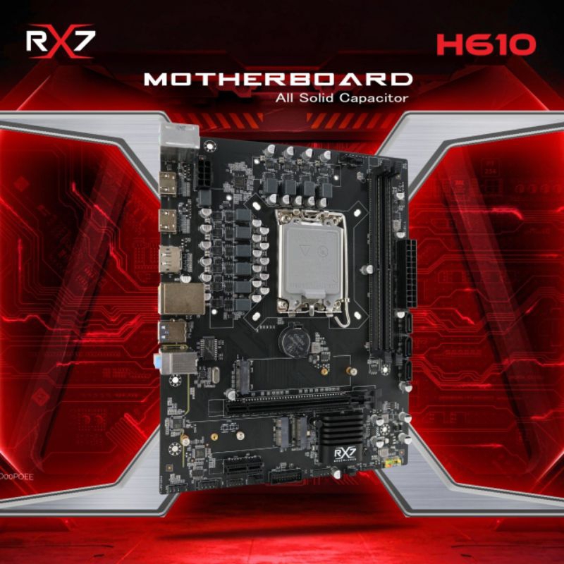Jual Motherboard RX7 H610 Socket LGA 1700 DDR4 Mainboard H610 INTEL ...