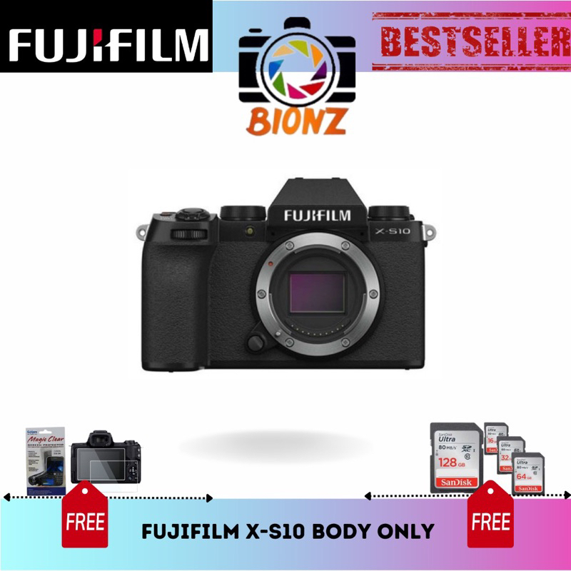 Jual FUJIFILM X-S10 BODY ONLY / CAMERA FUJIFILM XS10 BODY ONLY | Shopee ...