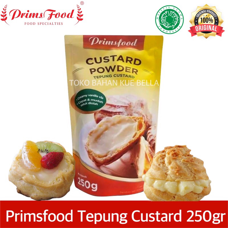 Jual Primsfood CUSTARD Powder 250gr - Tepung Vla Premix Instant ...