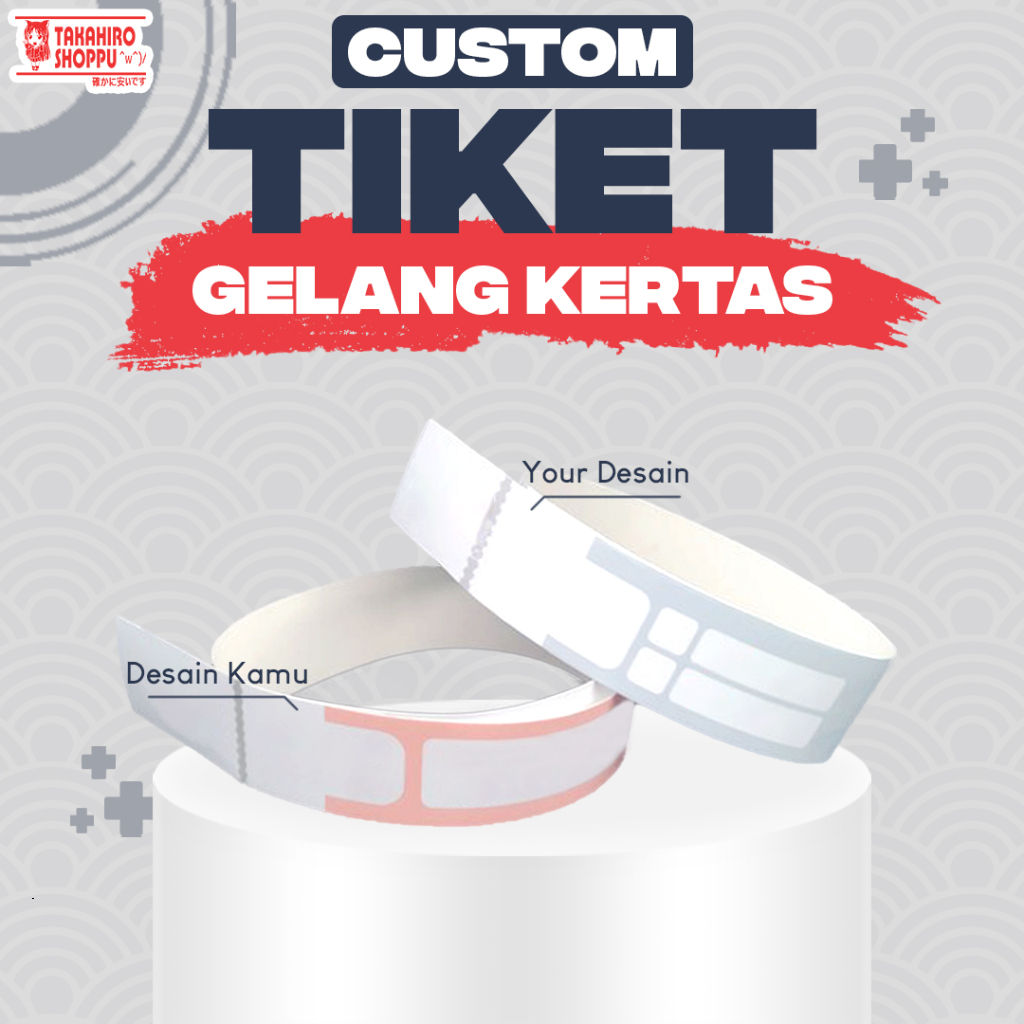 Jual CETAK TIKET GELANG CUSTOM UNTUK KONSER / ACARA / EVENT / WAHANA – MURAH | Shopee Indonesia