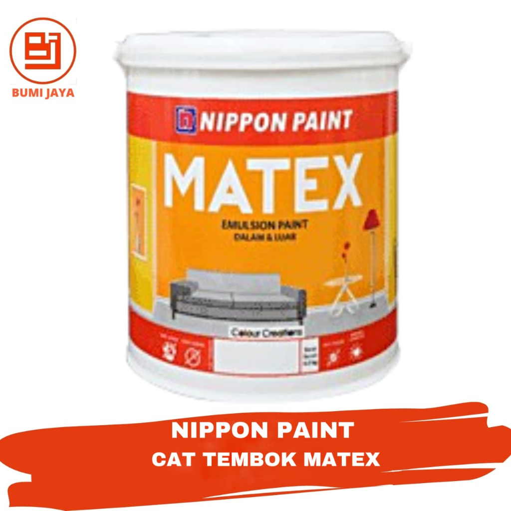 Jual cat tembok murah nippon paint matex 20kg | Shopee Indonesia