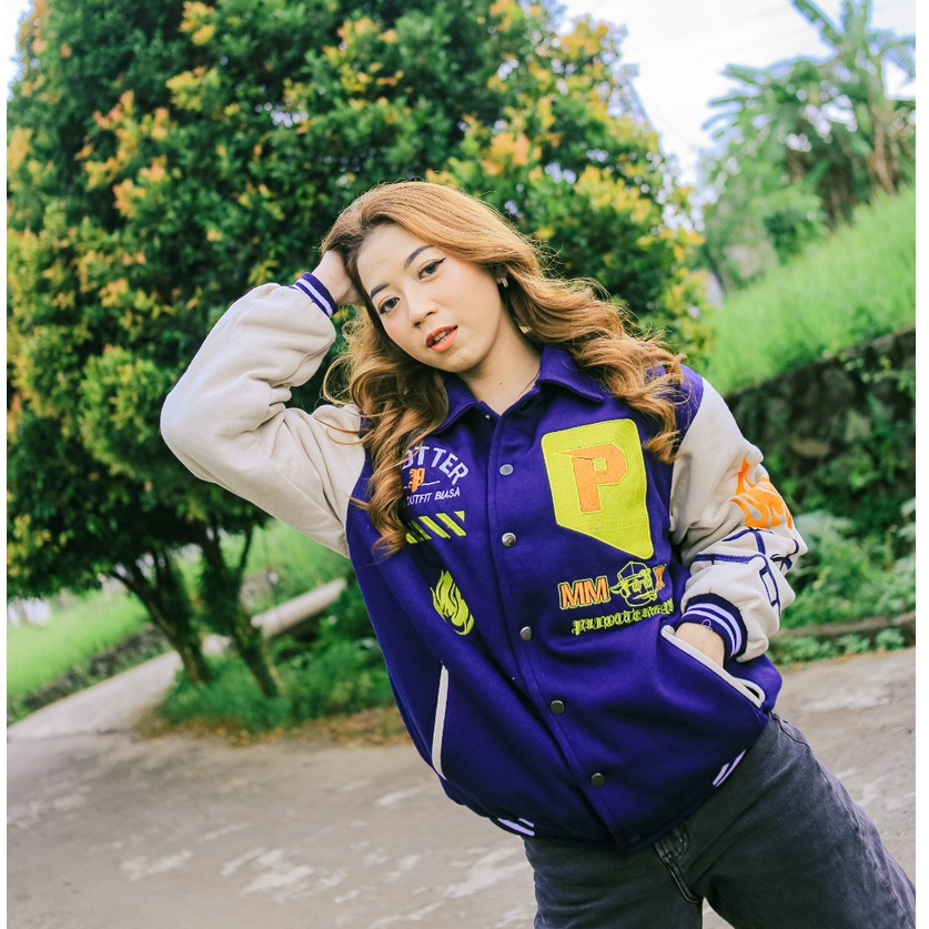 Jual JAKET VARSITY PILOTTER ORIGINAL LIMITED FRE BOX PREMIUM FREE ...