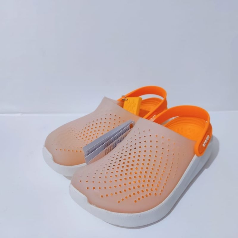 Jual Crocs Literide Translucent Clog Chameleon Sandal Sendal Pria ...