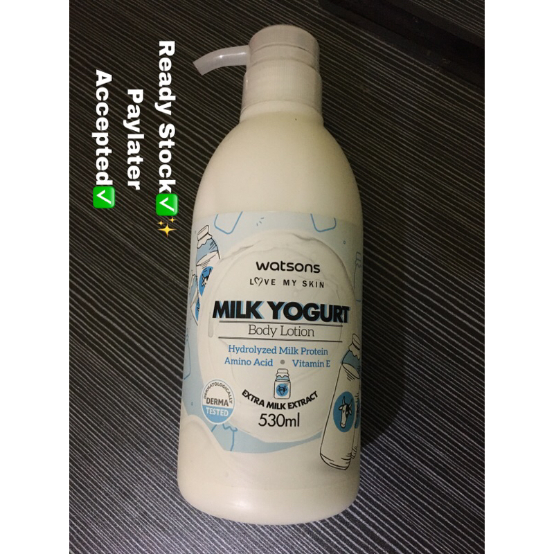Jual WATSONS BODY LOTION MILK YOGHURT 530 ML / BODY LOTION WATSONS ...