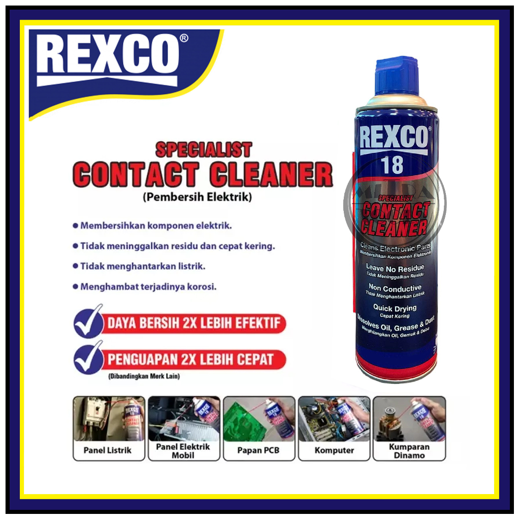 Jual REXCO 18 Specialist Contact Cleaner Pembersih Komponen Elektronik ...