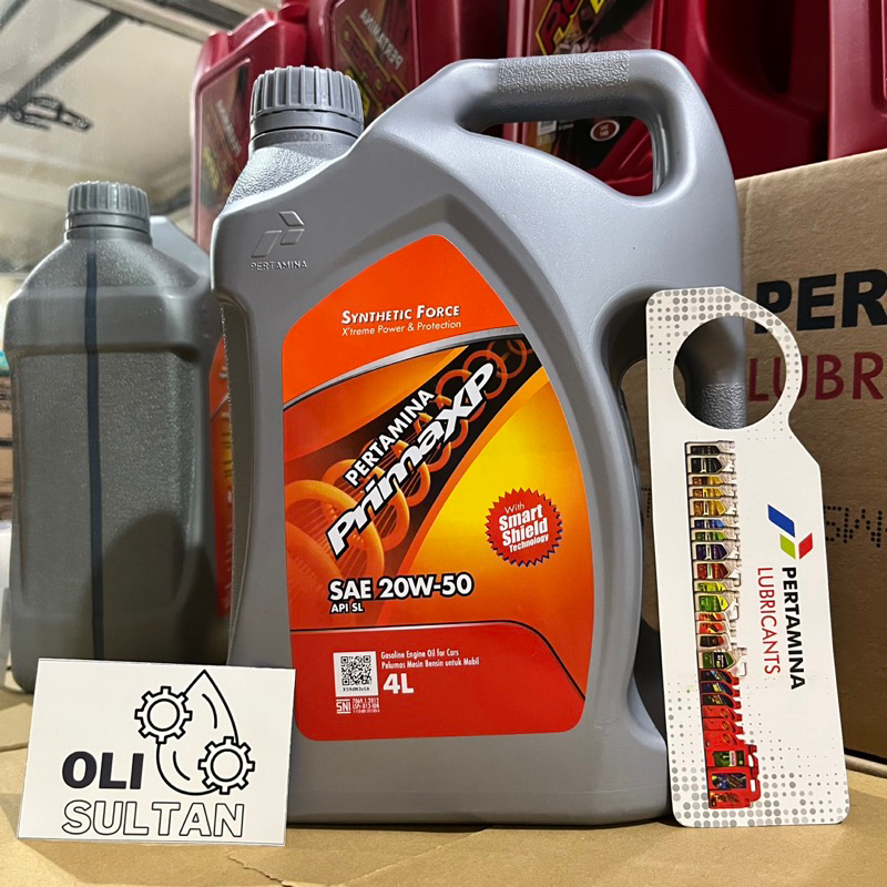 Jual PERTAMINA PRIMA XP SAE 20W-50 API SL 4L | ORIGINAL OLI MOBIL ...