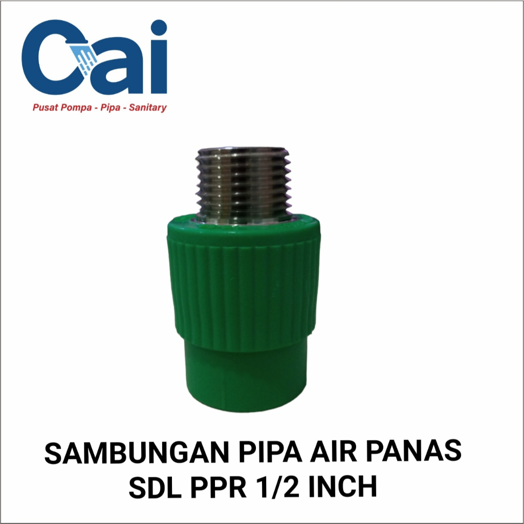 Jual SAMBUNGAN PIPA AIR PANAS DINGIN - SDL 1/2 INCH PPR - FITHING PIPA | Shopee Indonesia