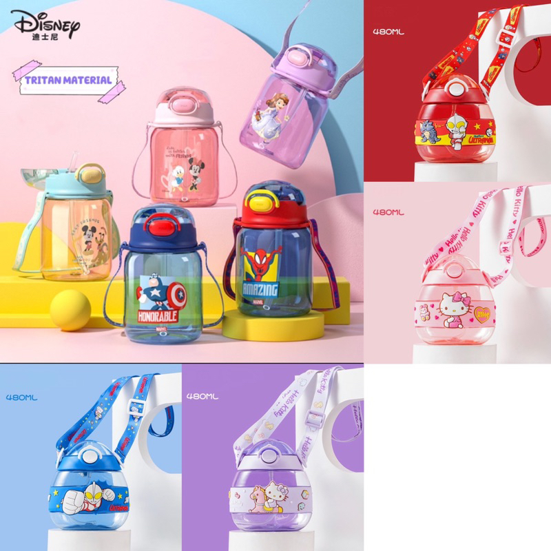 Jual botol minum anak botol minum spiderman botol minum ultraman botol ...