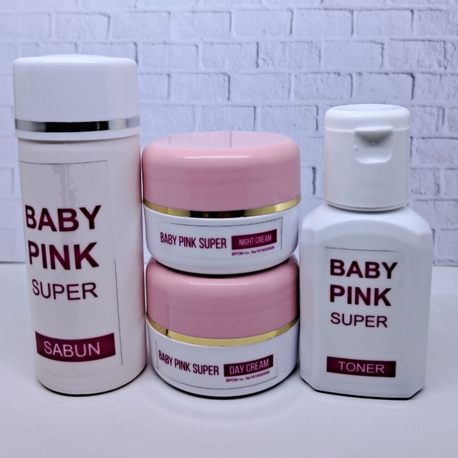 Jual Day/Night Cream/Toner/Sabun Cuci Muka Baby Pink Super Kecil ...