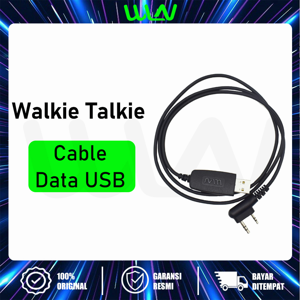 Jual Cable Data USB Program Ht Walkie Talkie WLN C1 Dan 888S ORIGINAL ...