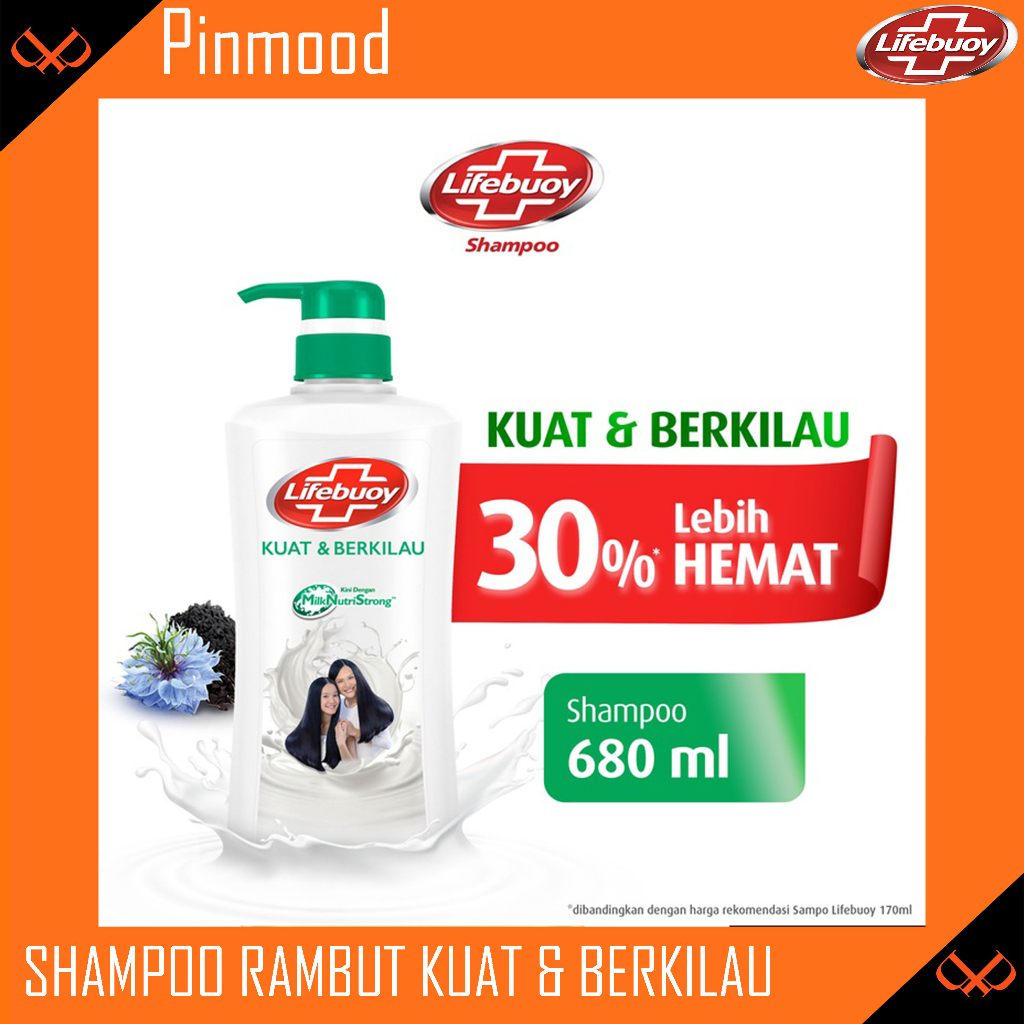 Jual LIFEBUOY SHAMPO KUAT & BERKILAU [ 680 ML ] SAMPO RAMBUT STRONG ...