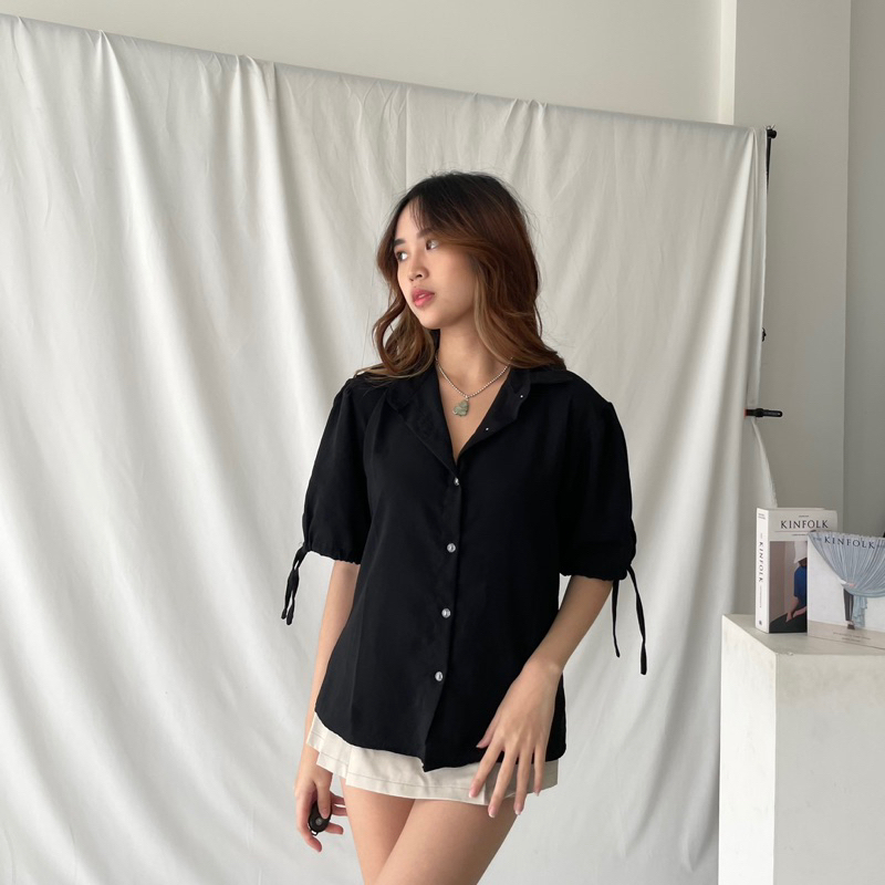 Jual Yeoji Yujin Blouse Korean Premium Soft Cotton | Atasan Kerja ...