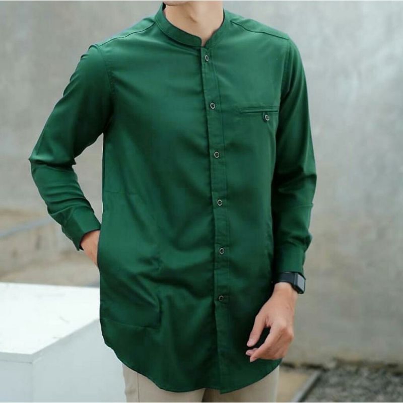 Jual (NEW) Baju Kemeja KURTA ARTA Lengan Tangan Panjang Ukuran M L XL ...