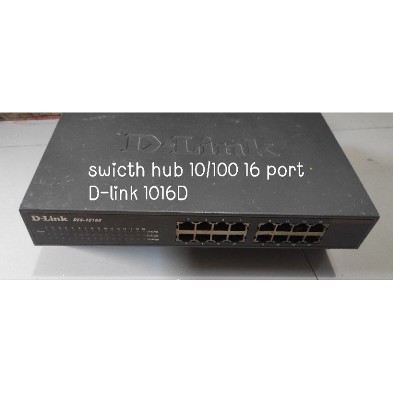 Jual swicth hub 16 port D-link 10/100 | Shopee Indonesia