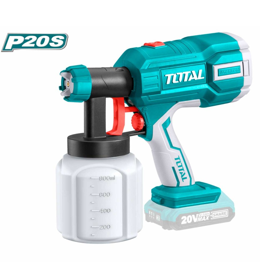 Jual TOTAL INGCO Cordless Spray Gun 20V CSGLI2001 - Alat Semprot dengan ...