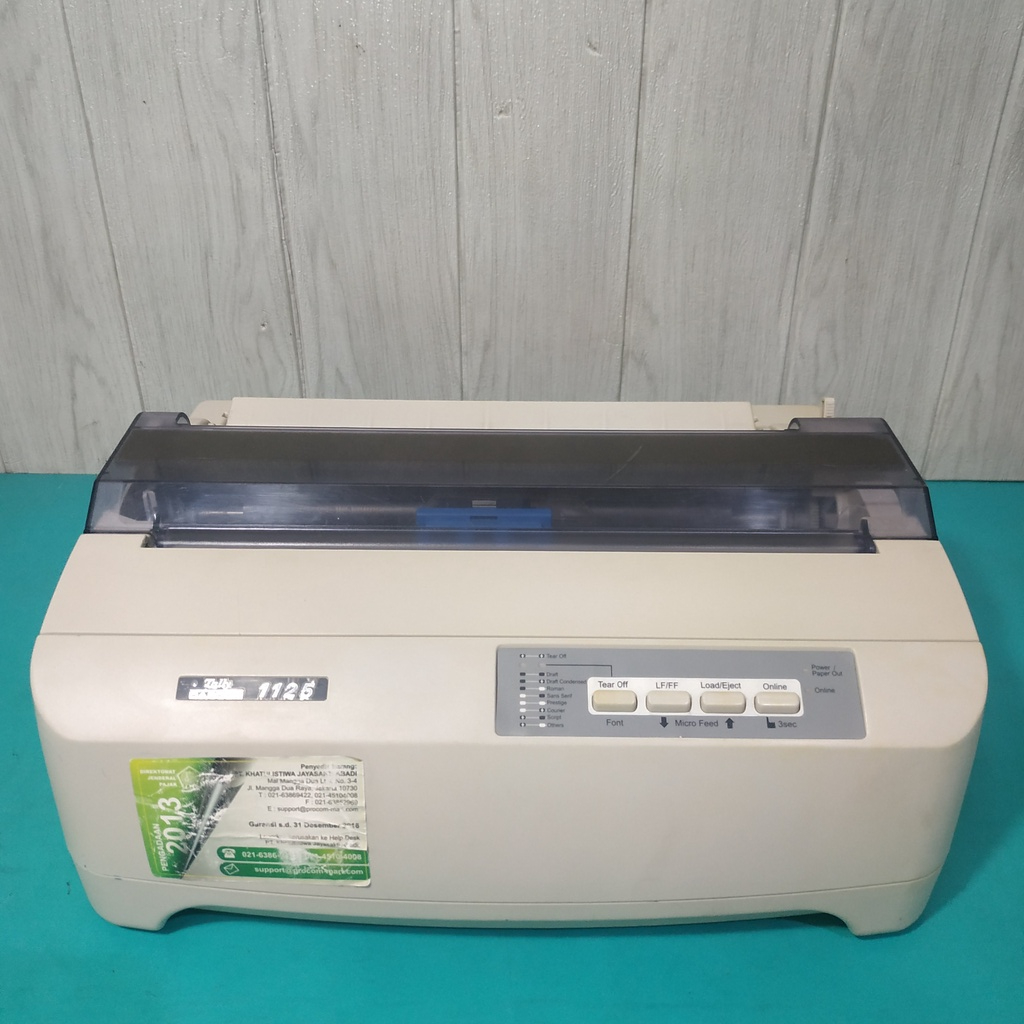 Jual Printer Dot Matrix BEKAS 24-pin ukuran A4, TALLY DASCOM 1125 ...