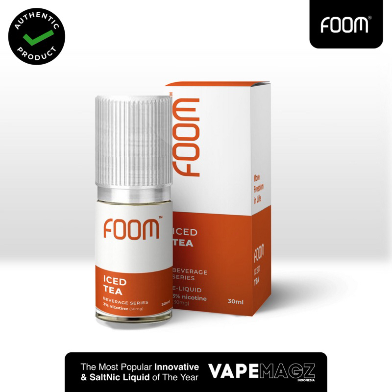 Jual FOOM Beverage Iced Tea 30mg 30ml | Shopee Indonesia