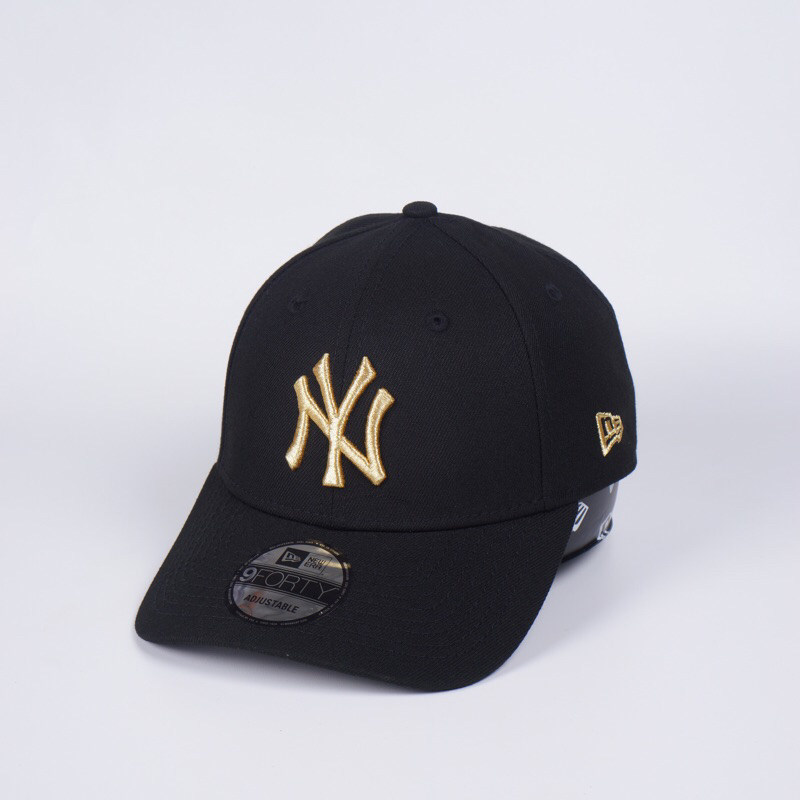Jual Topi Original New Era New York Yankees Black Gold | Shopee Indonesia