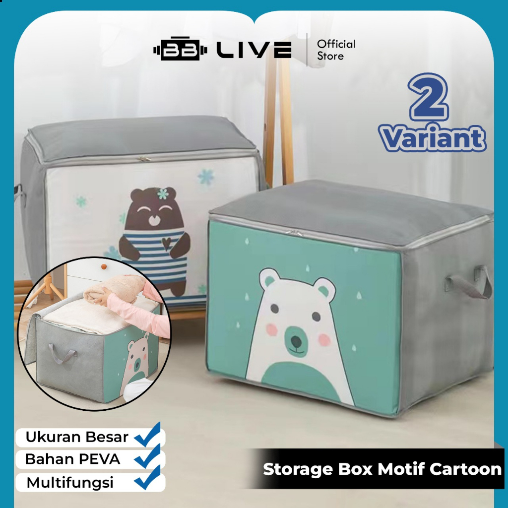 Jual BB Live Storage Box Cartoon Multifungsi Box Penyimpanan Barang ...