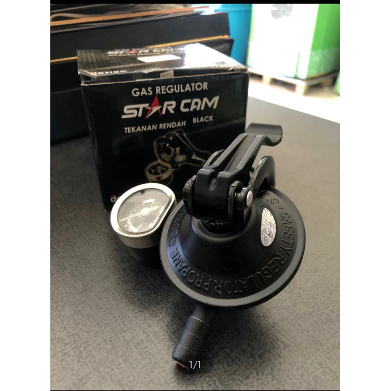 Jual Regulator Gas Starcam Ampere Black Edition Tekanan Rendah | Shopee ...