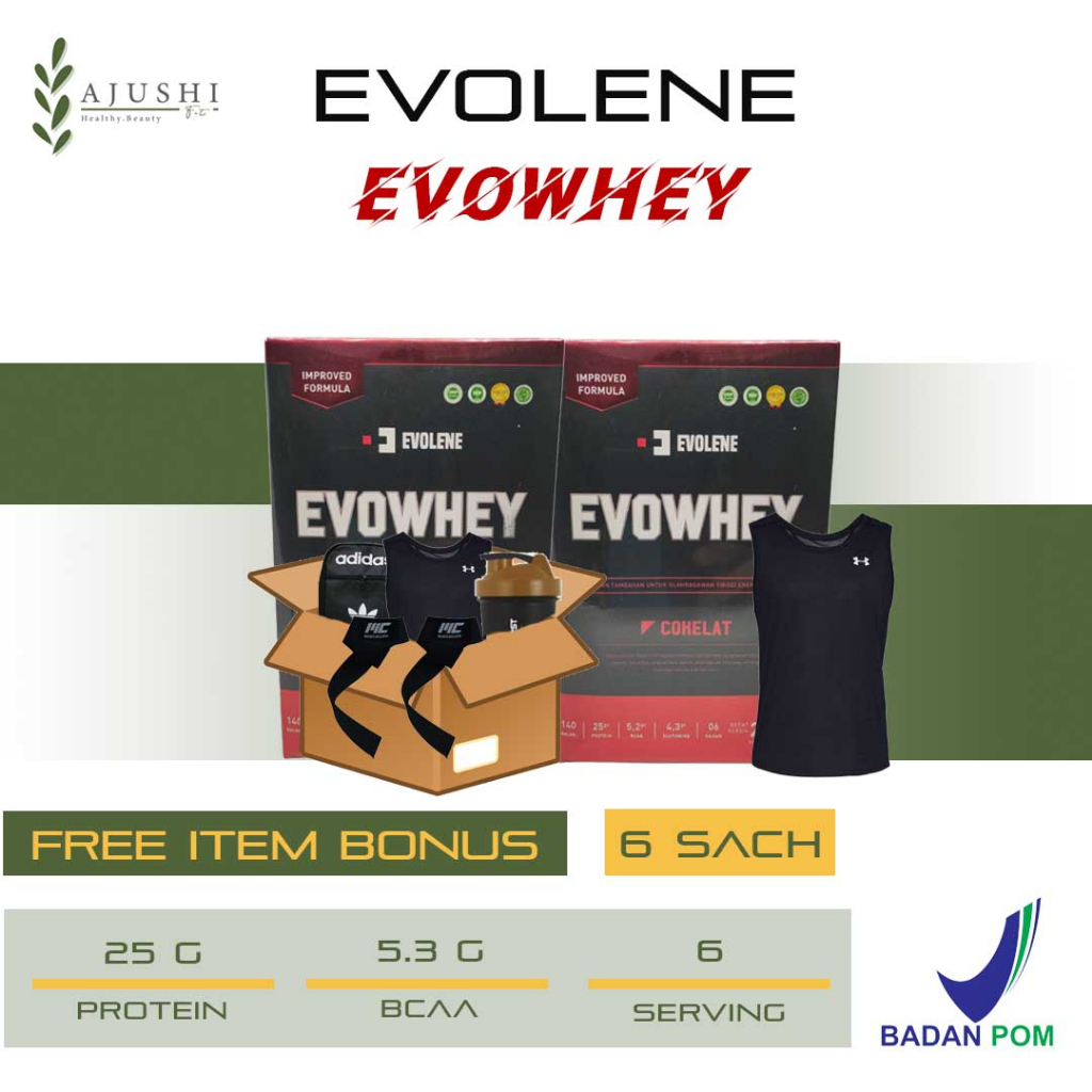 Jual Evolene Whey 228 Gram (6 Sachet) BPOM ( Whey Protein ) | Shopee ...