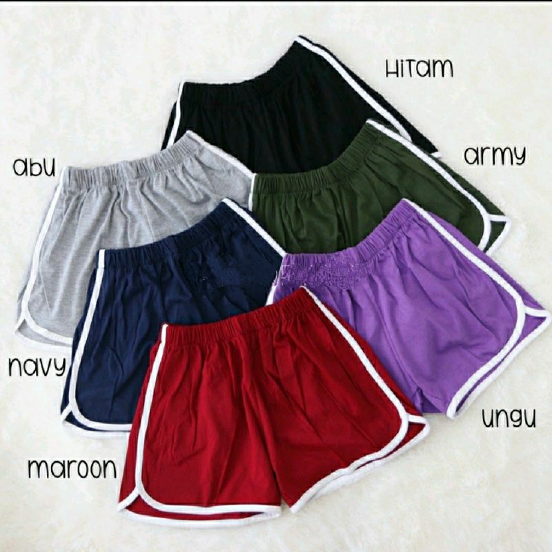 Jual Celana Pendek Wanita Santai Hotpants Muniko Celana Warna Random | Shopee Indonesia
