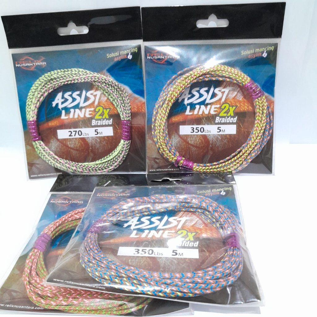 Jual PE Assist Line 2X Braided Relix Nusantara | Shopee Indonesia