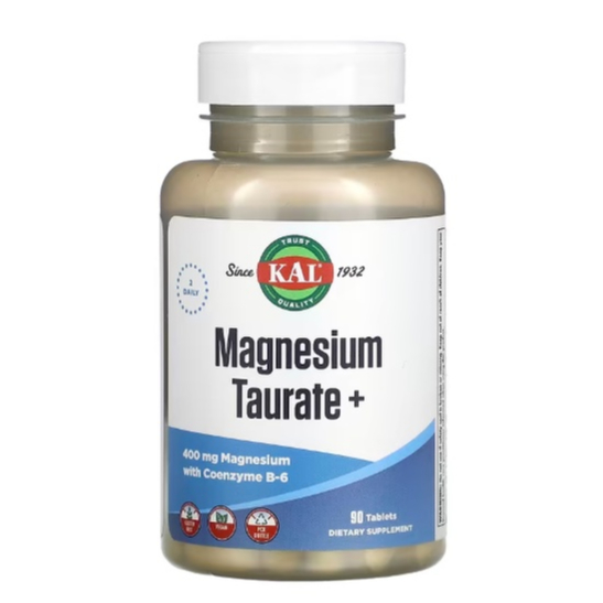 Jual KAL, Magnesium Taurate +, 400 mg, 90 / 180 Tablets / saraf, otot, tulang sehat | Shopee ...